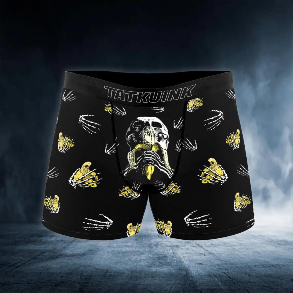 Skeleton Banana Sword Skull Boxer Briefs Men Underwear – Skull & Viking ...