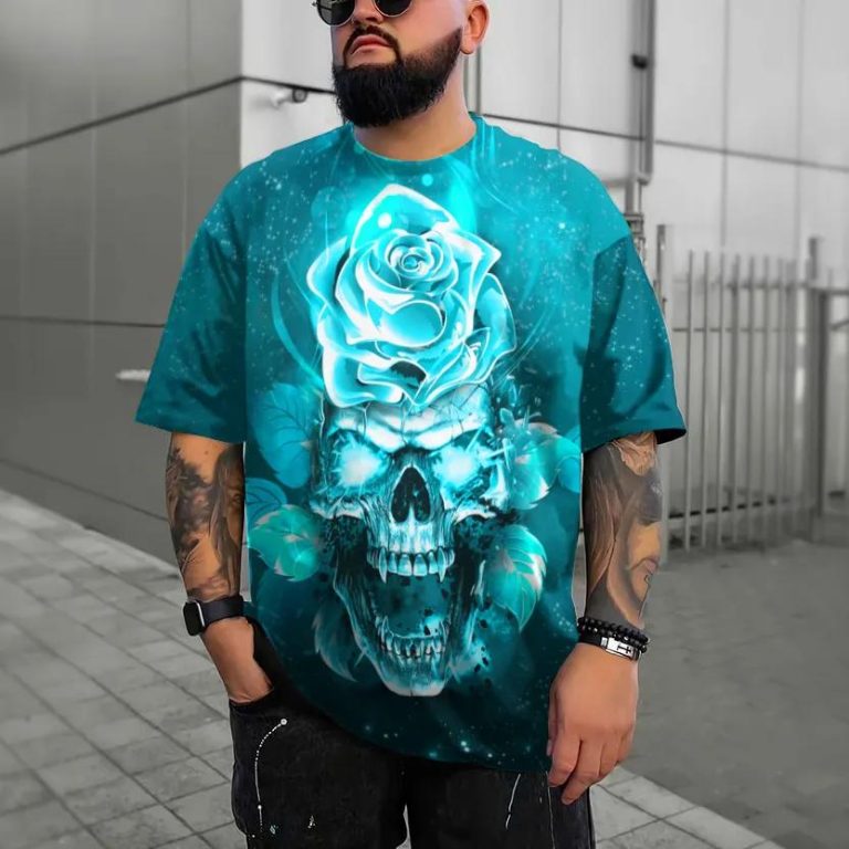The Night Hunter Skull 3D T Shirt, Skull T Shirts Mens - Skull & Viking Graphic Tees | 3D All ...