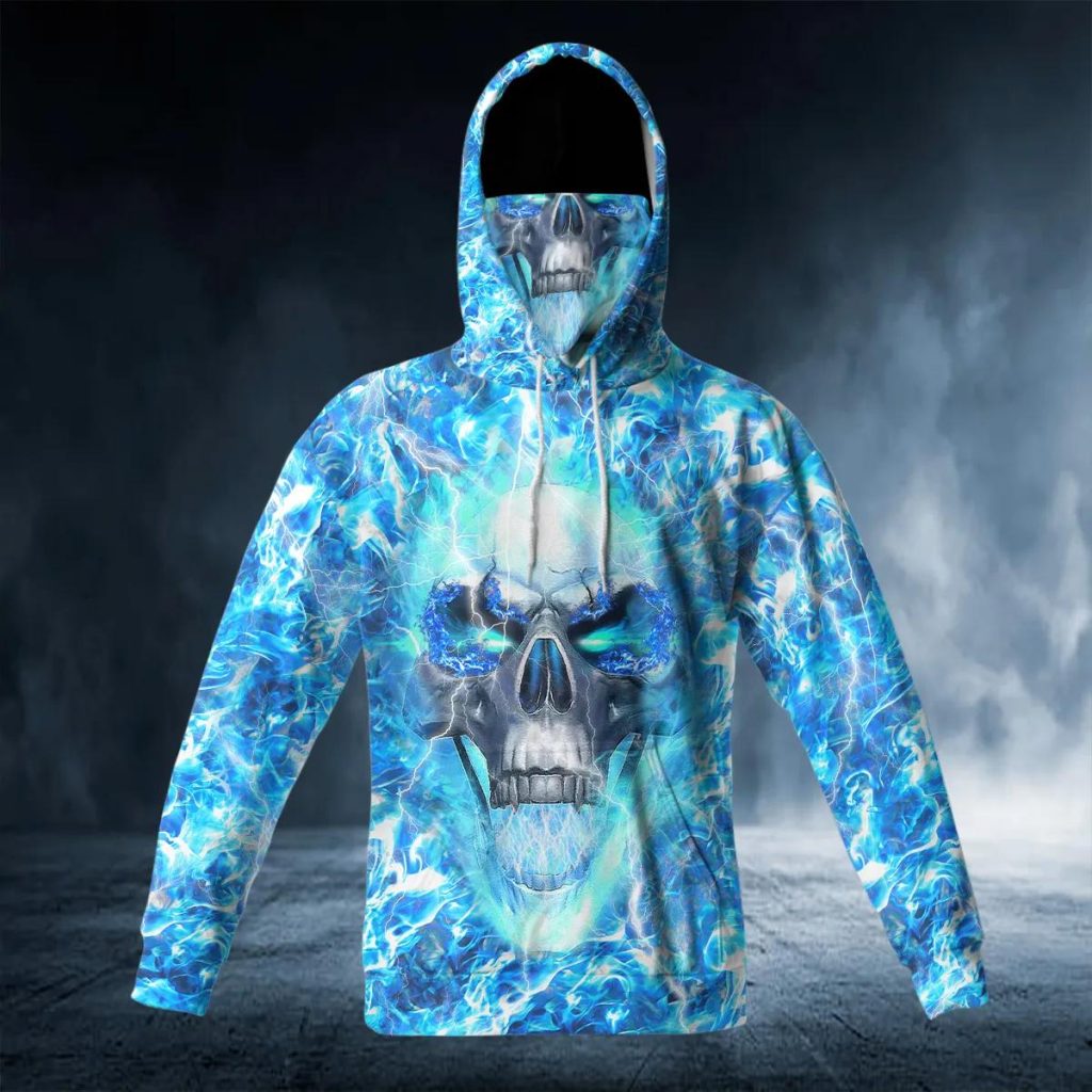 Death Note Skull 3D Bandana Hoodie - Skull & Viking Graphic Tees | 3D ...