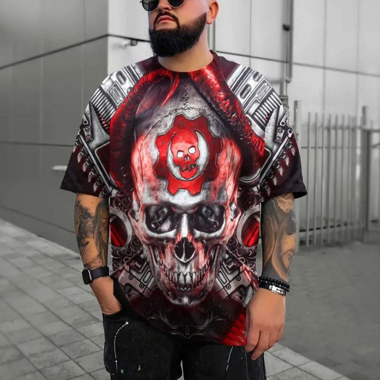 Grim Reaper Fire Skull Custom 3D T Shirt, Skull T Shirts Mens – Skull ...