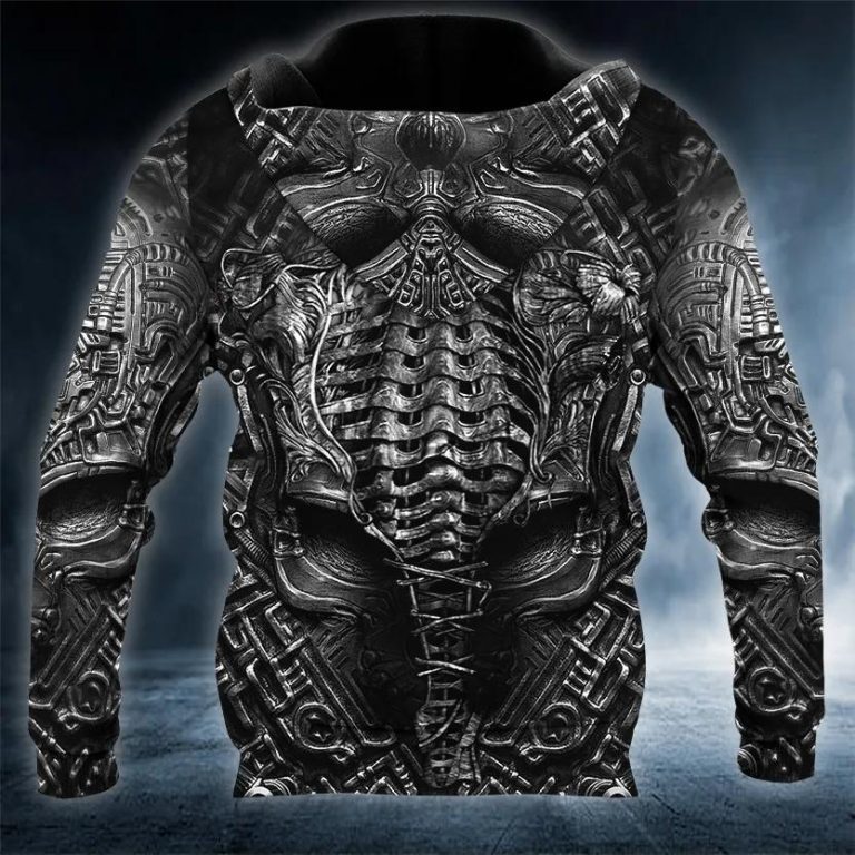 The Silence Skull 3D Hoodie – Skull & Viking Graphic Tees | 3D All Over ...