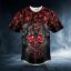 Bloody Skull Baseball Jersey – Skull & Viking Graphic Tees | 3D All ...